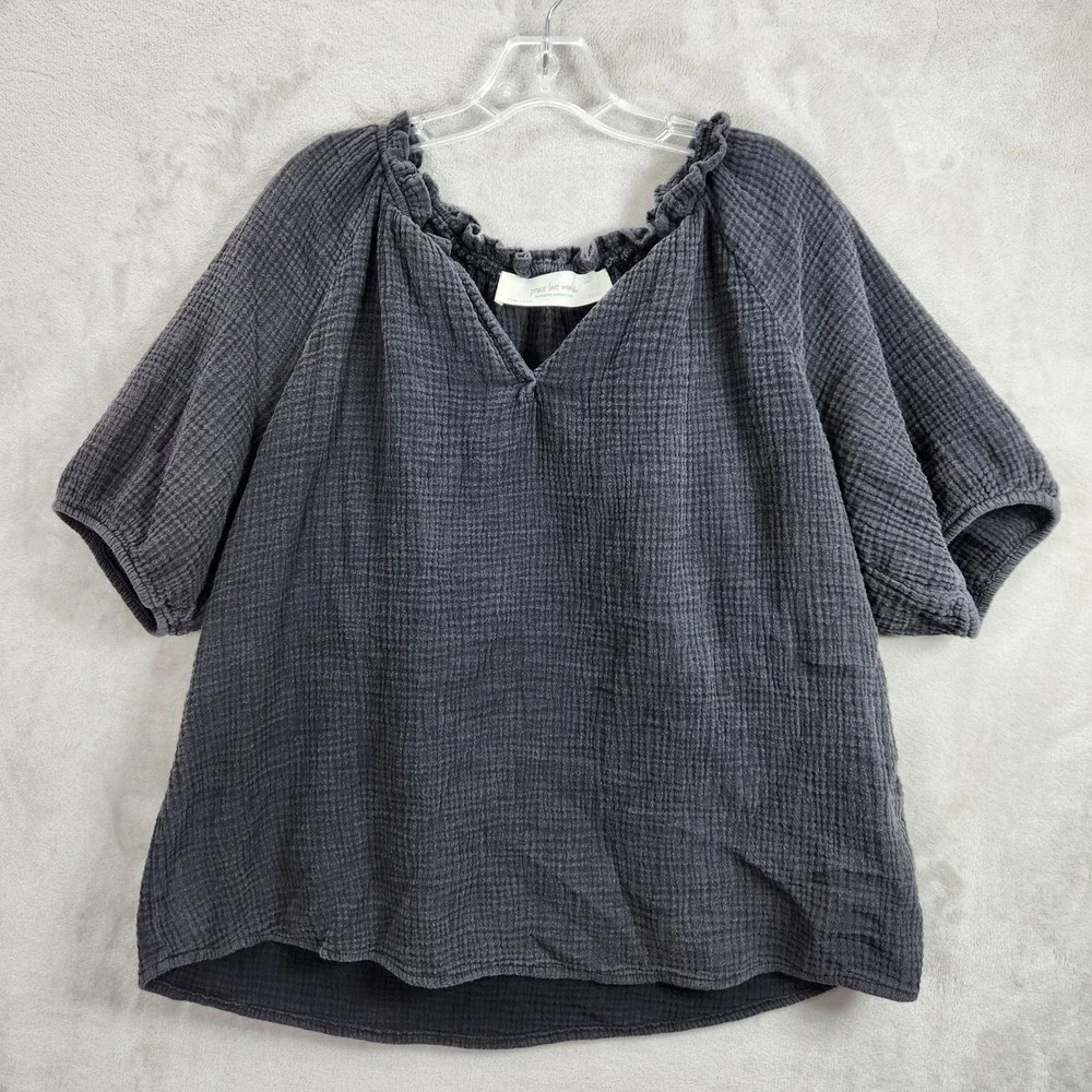 Peace Love World | Tops | Peace Love World Large Black Boheme Feminine ...